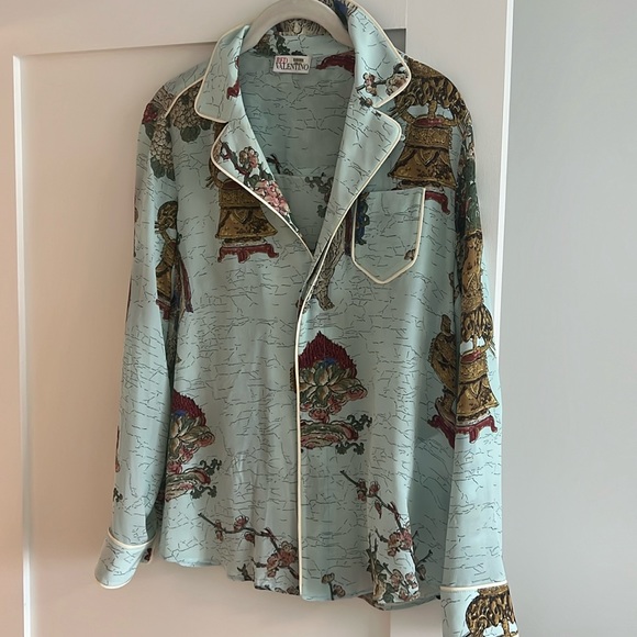 RED Valentino | Tops | Red Valentino Silk Blouse | Poshmark